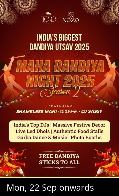 India's Biggest Maha Dandiya Utsav 2025 - Fests.info