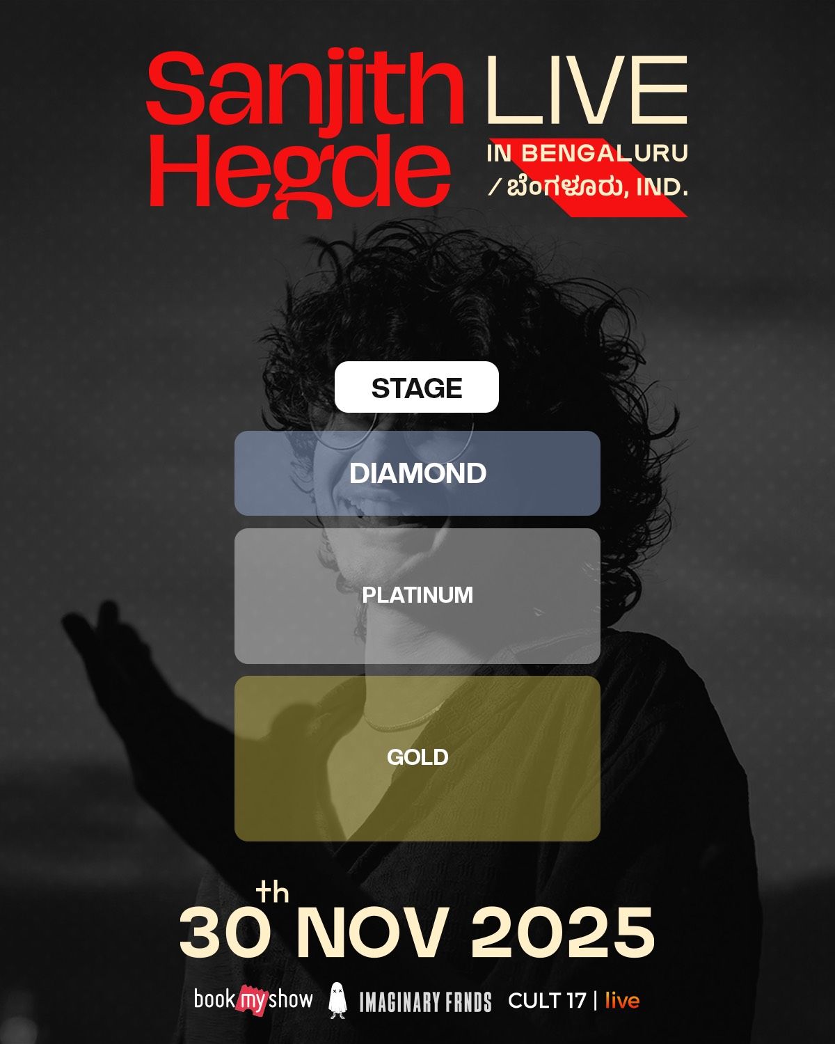 Sanjith Hegde Live In Bengaluru music-shows Event Tickets Bengaluru - BookMyShow
