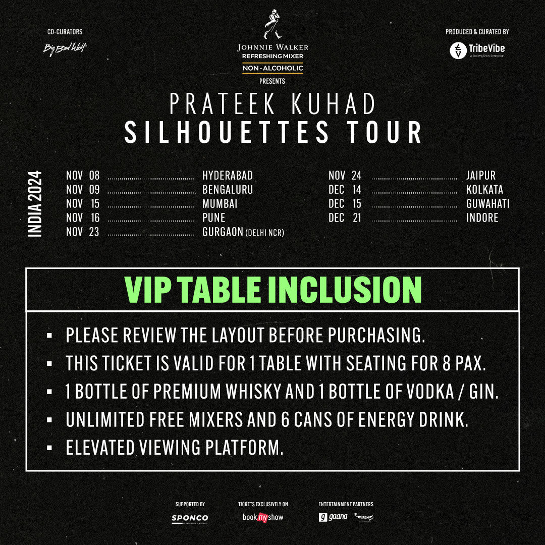 Prateek Kuhad Silhouettes Tour - Indore music-shows Event Tickets ...