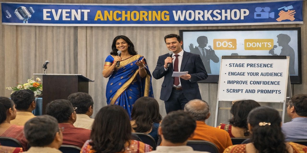 2 DAY ANCHORING WORKSHOP workshops Event Tickets Mumbai - BookMyShow