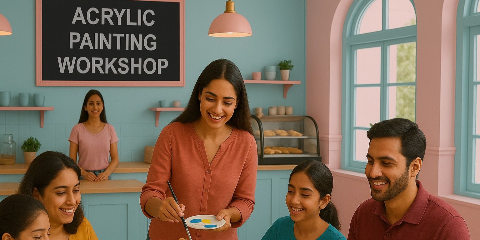 ACRYLIC PAINTING WORKSHOP workshops Event Tickets Mumbai - BookMyShow