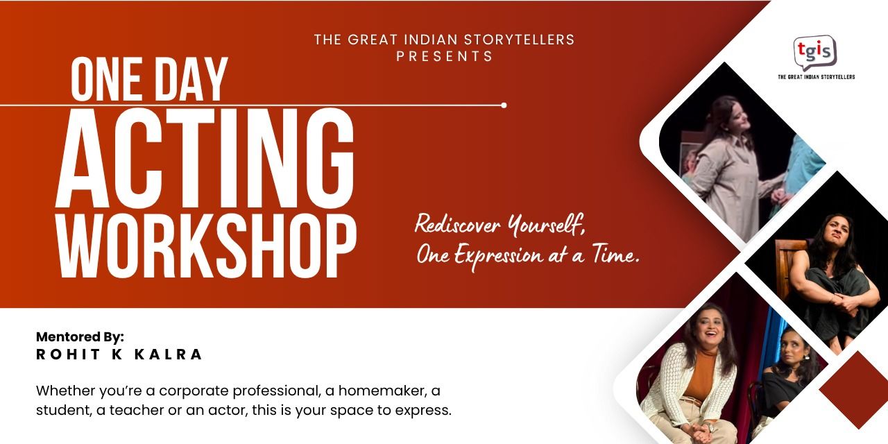 Acting & Theatre Workshop workshops Event Tickets Delhi-NCR - BookMyShow