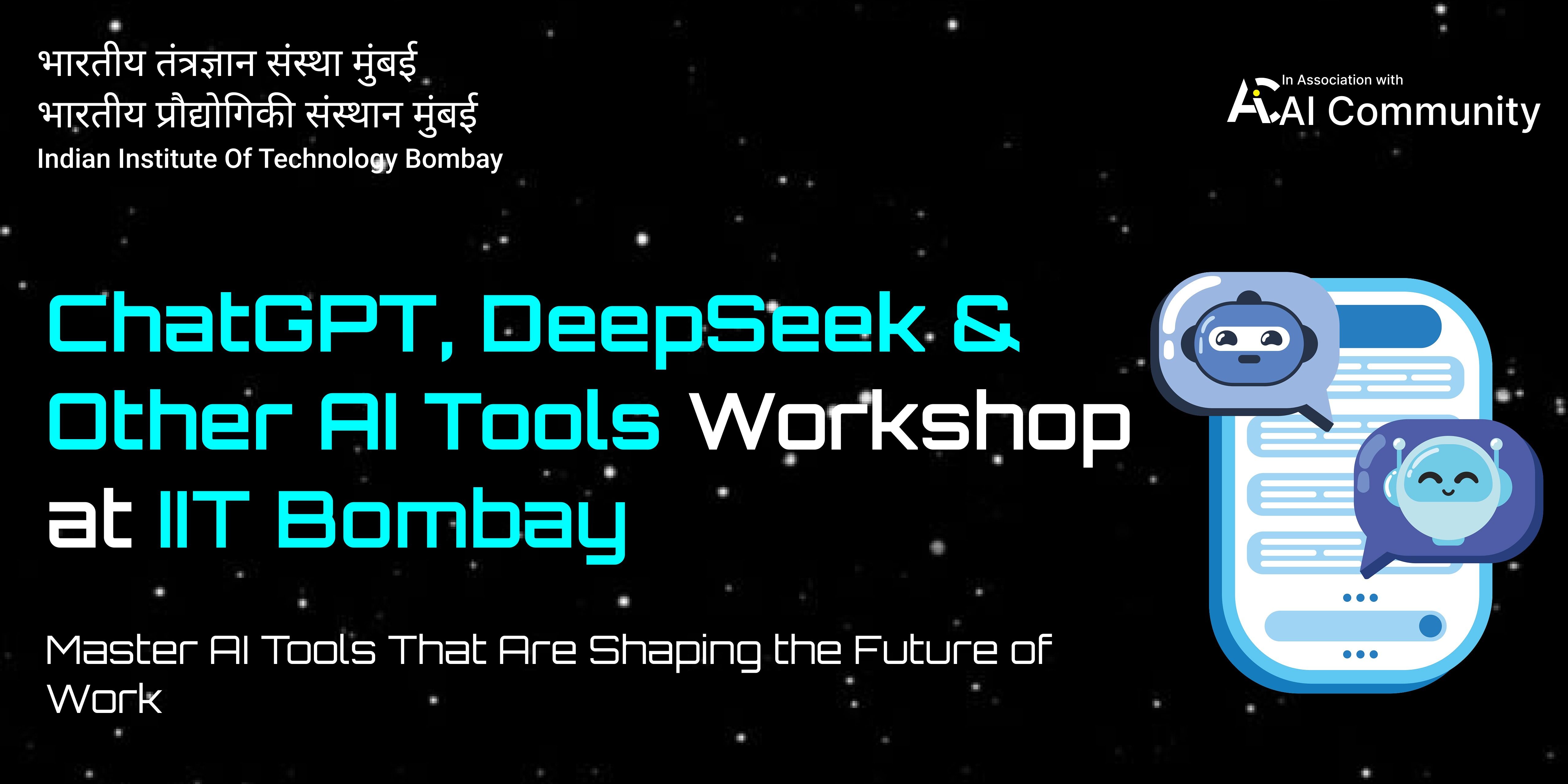 AI Tools Masterclass at IIT Bombay workshops Event Tickets Mumbai ...