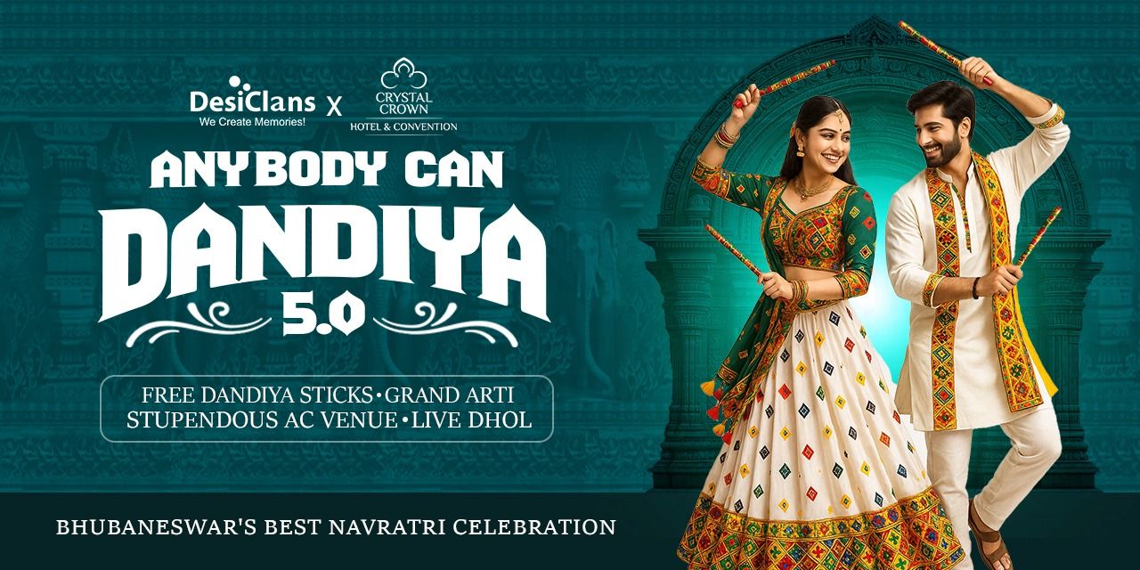 AnyBody Can Dandiya 5.0 : Odisha's Best Dandiya | navratri Tickets ...