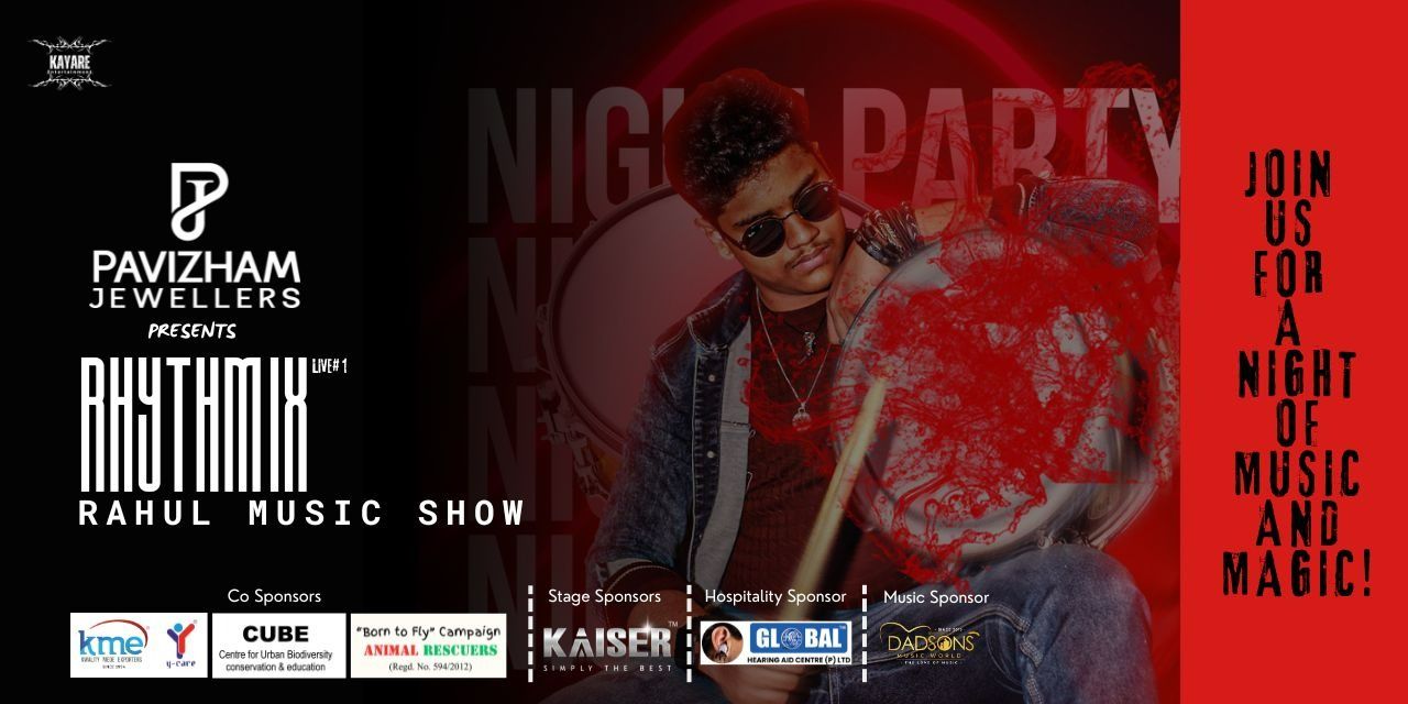 Rythamix - Rahul Music Show Live 1 music-shows Event Tickets Mumbai ...