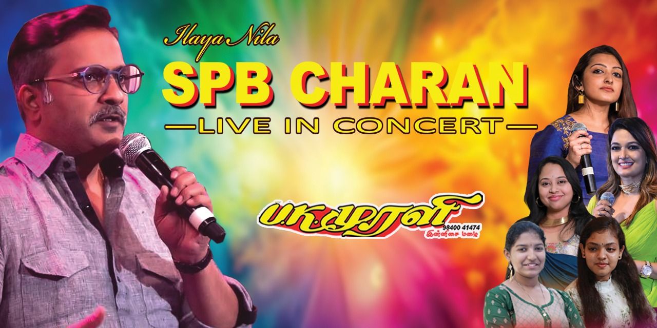 SPB CHARAN LIVE IN CONCERT music-shows Event Tickets Hosur - BookMyShow