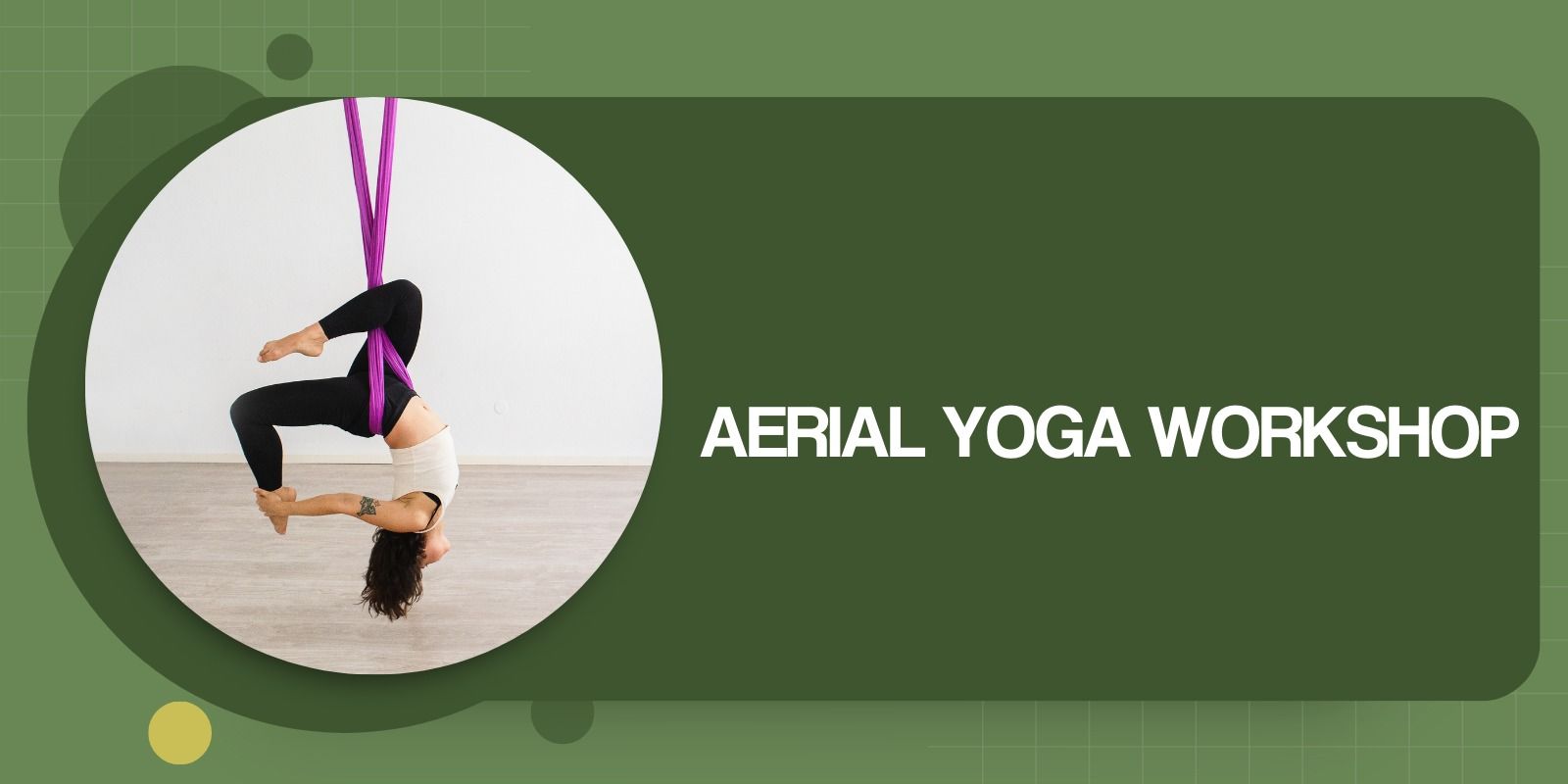 Aerial Yoga Workshop workshops Event Tickets Hyderabad - BookMyShow