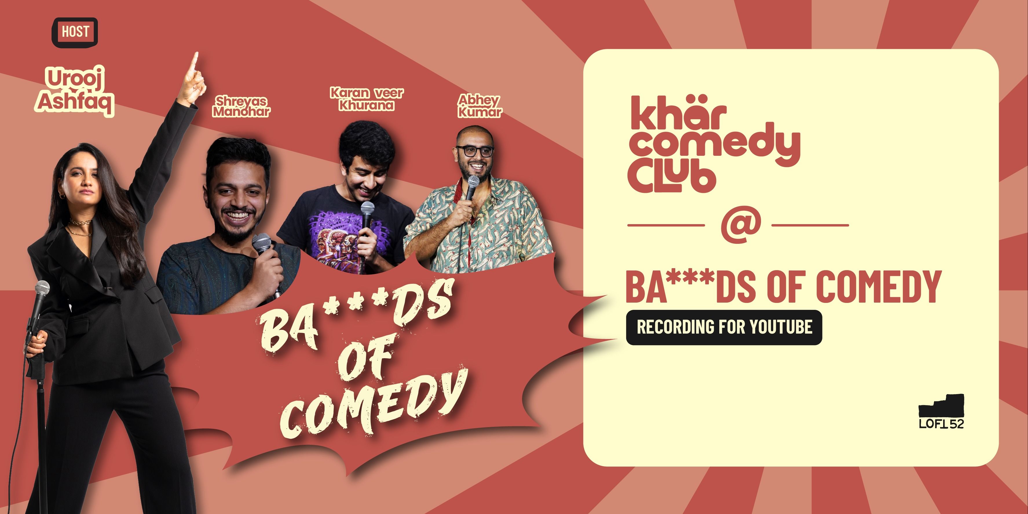 Bads of Comedy: KCC comedy-shows Event Tickets Mumbai - BookMyShow