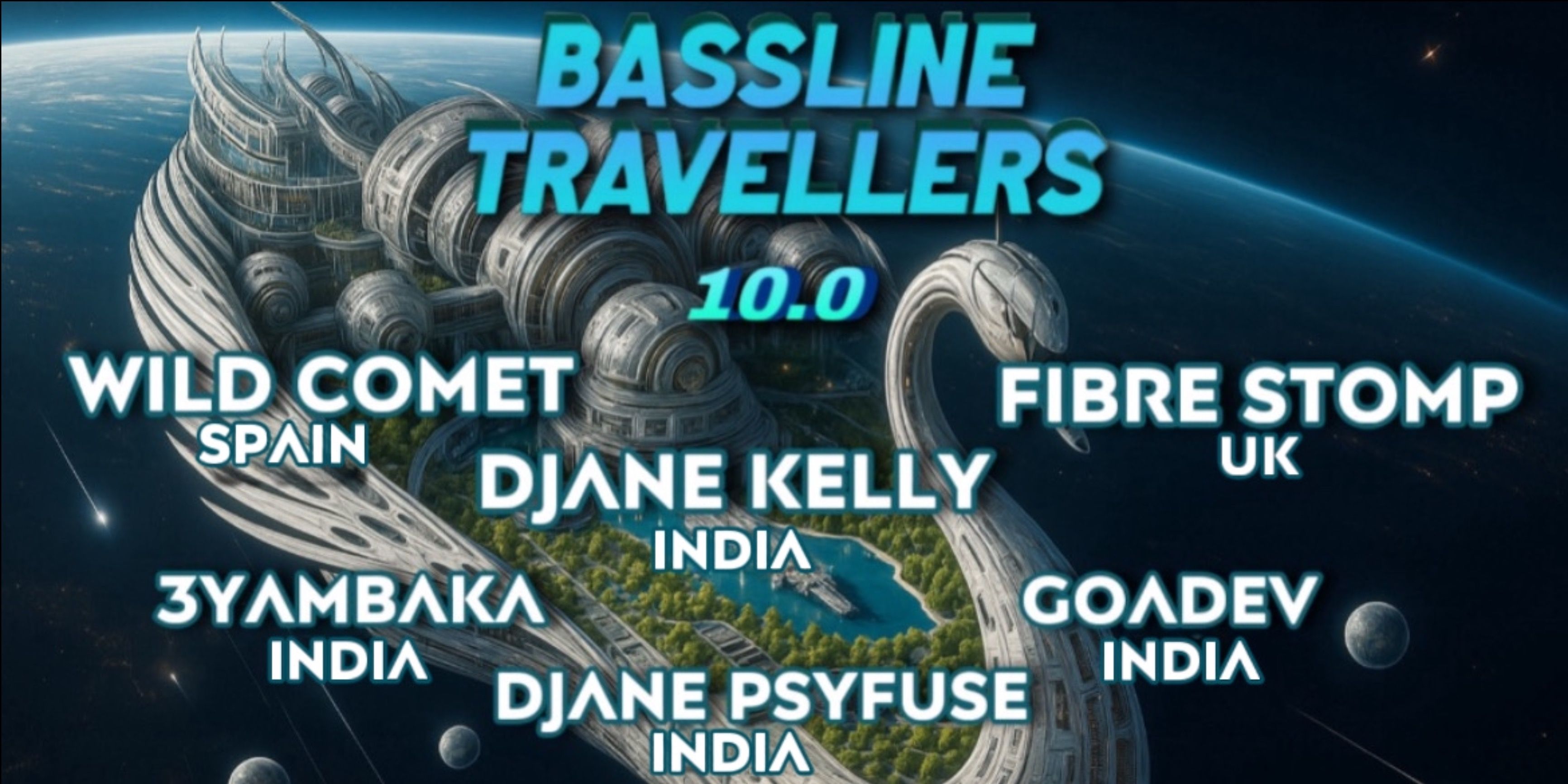 BASSLINE TRAVELLERS 10.0 music-shows Event Tickets Goa - BookMyShow