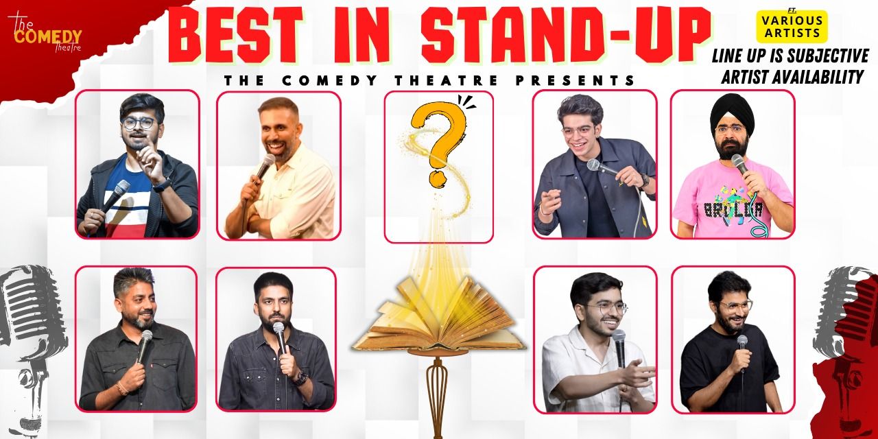 Best in Standup ft. Various Artists Comedy Shows Event Tickets - BookMyShow