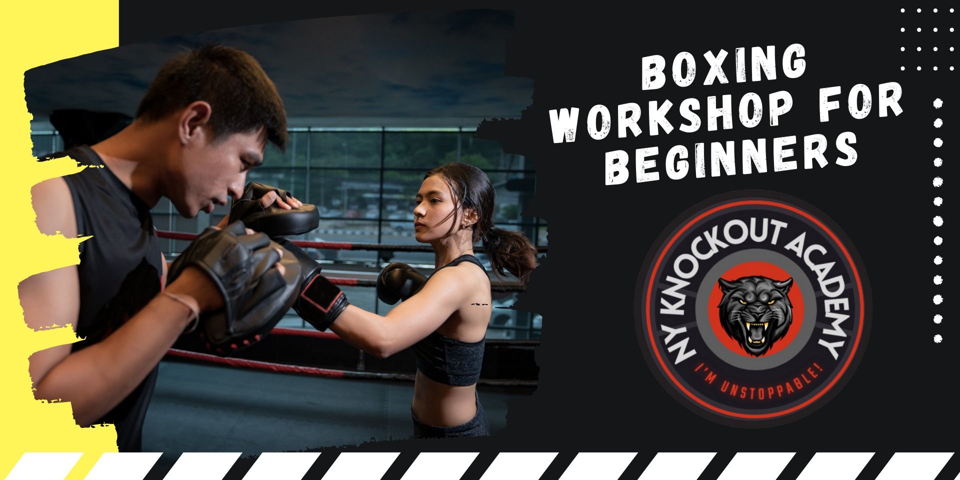 Boxing workshop for Beginners NY Knockout Academy workshops Event ...