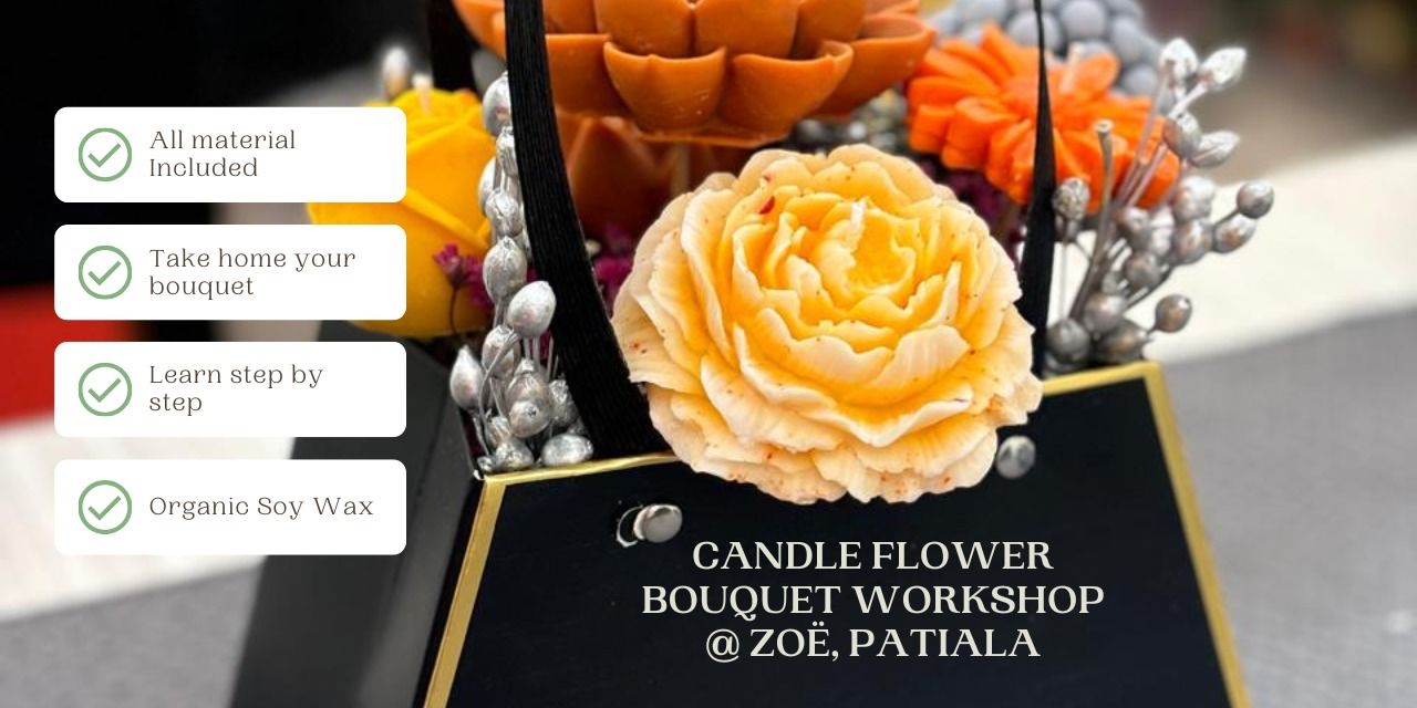 Candle Flowers Bouquet Workshop workshops Event Tickets Patiala ...