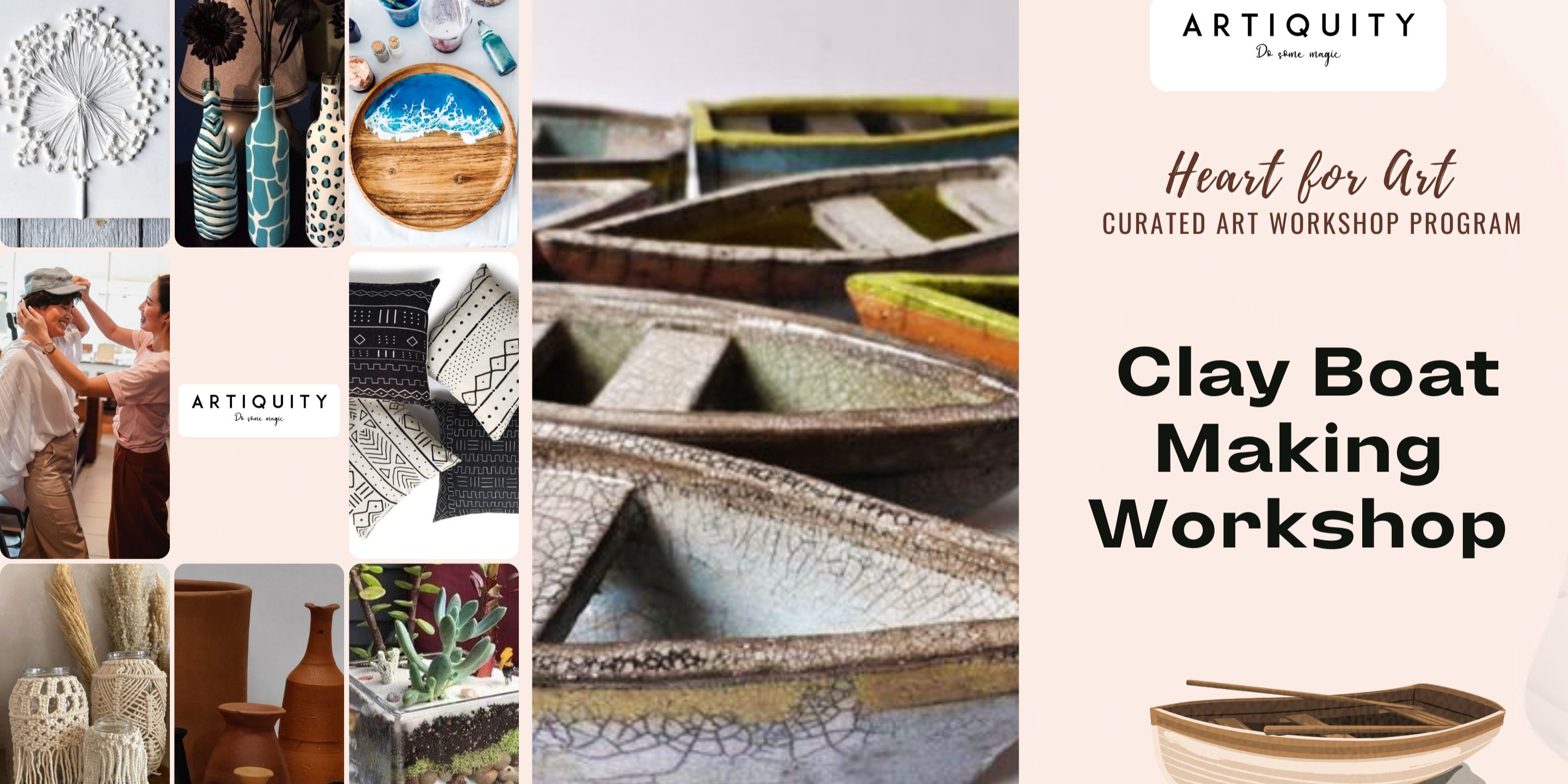 Clay Modeling: Clay Boat Making workshops Event Tickets Pimpri - BookMyShow