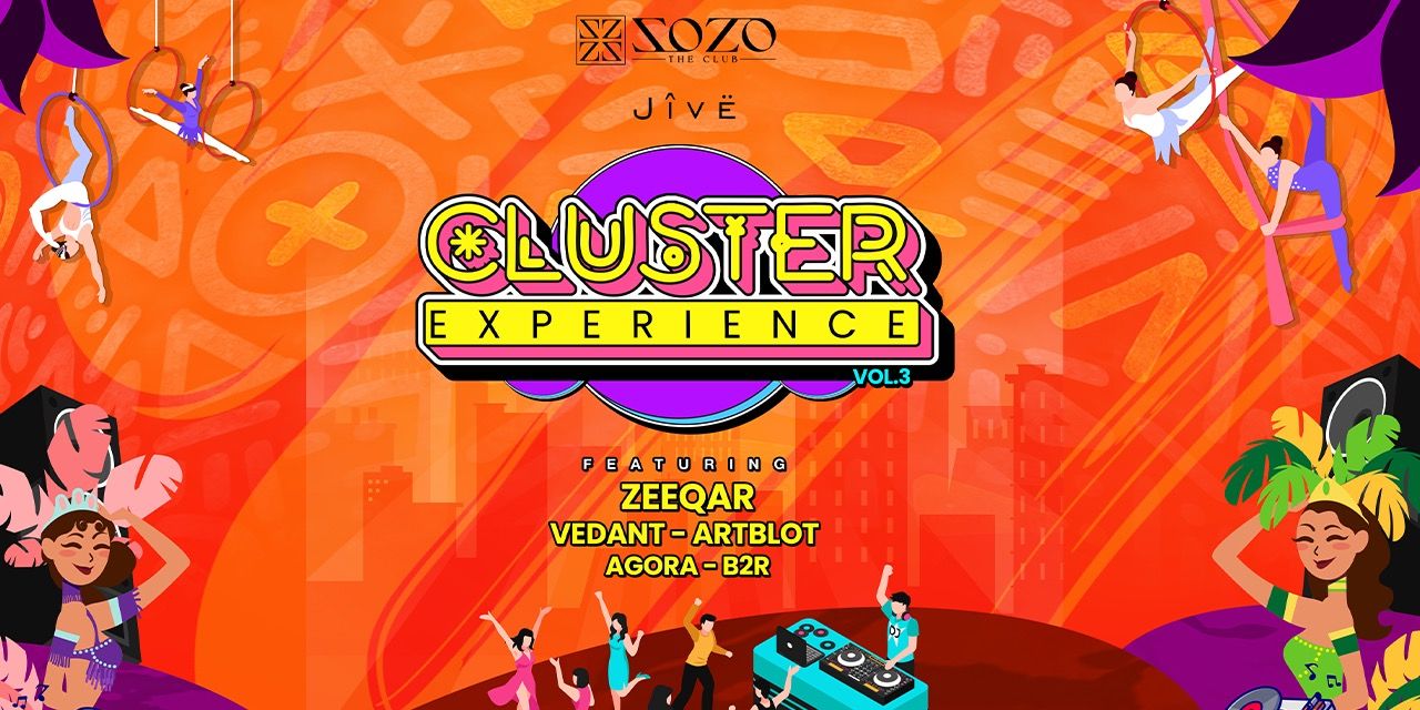 Cluster Experience live at ZOZO music-shows Event Tickets Bengaluru ...