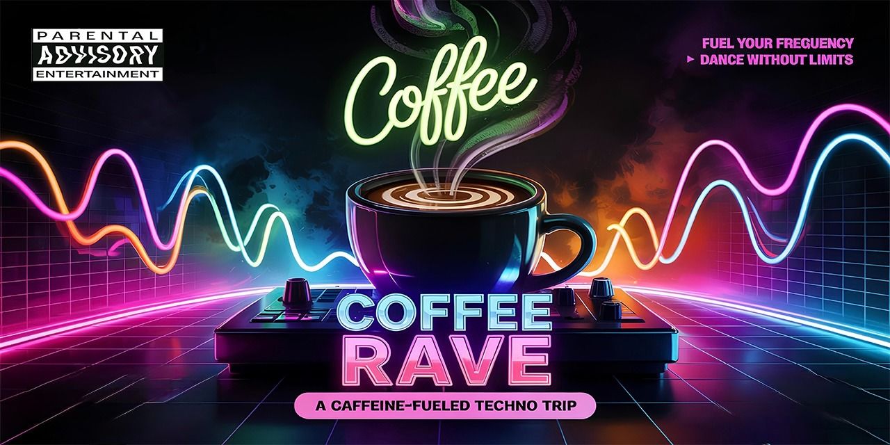 Coffee Rave: A Caffeine-Fueled Techno Trip music-shows Event Tickets Kolkata - BookMyShow