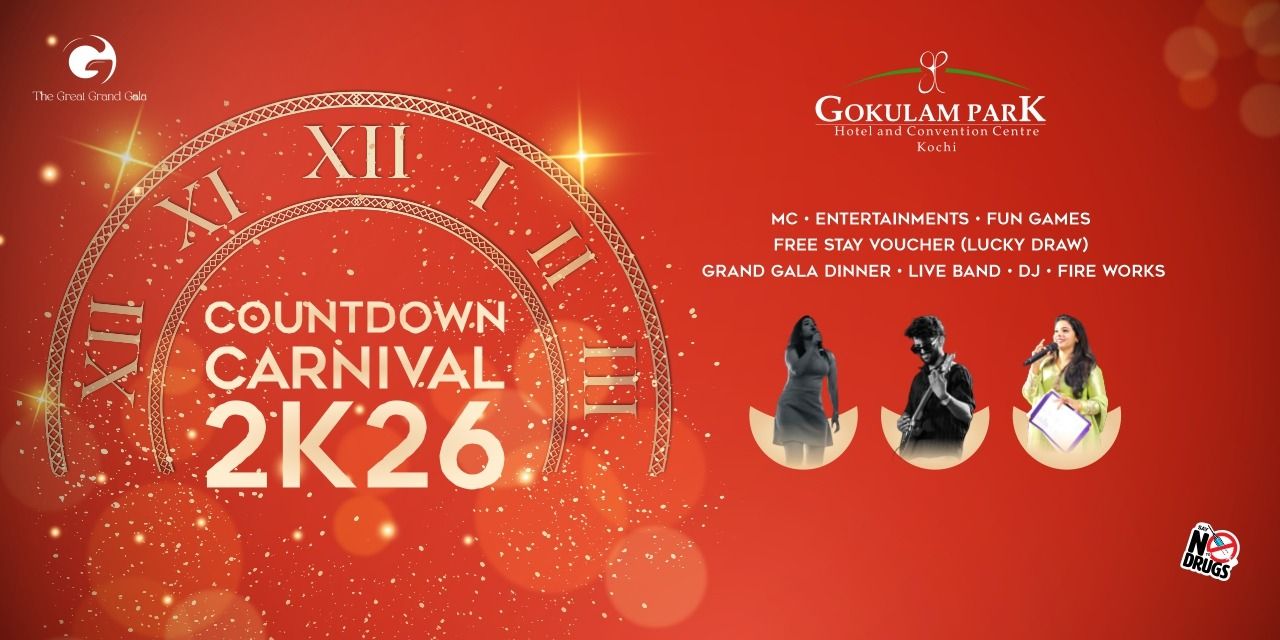 COUNTDOWN CARNIVAL 2026 | food-and-drinks Tickets Kochi - BookMyShow