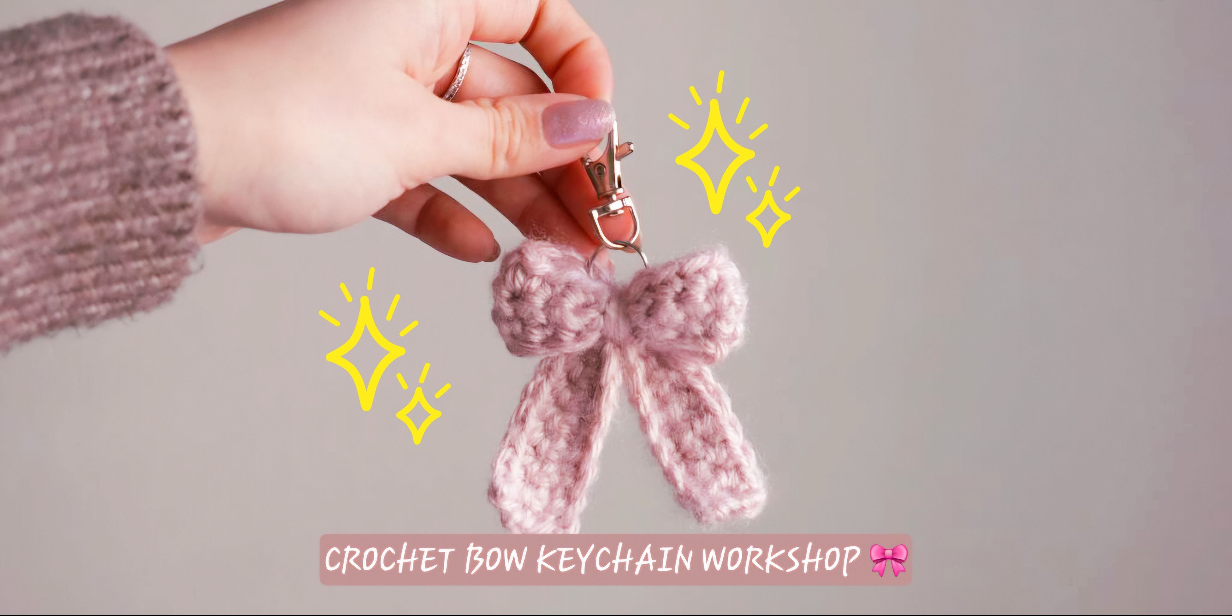 Crochet Bow Keychain Workshop workshops Event Tickets Mumbai - BookMyShow