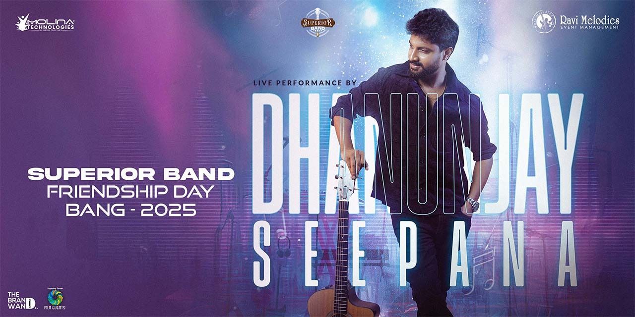 DHANUNJAY LIVE PERFORMANCE music-shows Event Tickets Hyderabad - BookMyShow