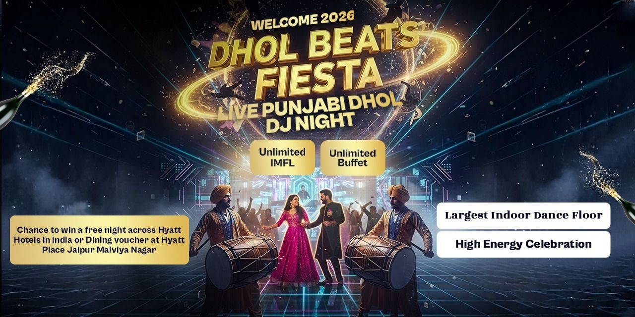 Dhol Beats Fiesta nye-parties Event Tickets Jaipur - BookMyShow