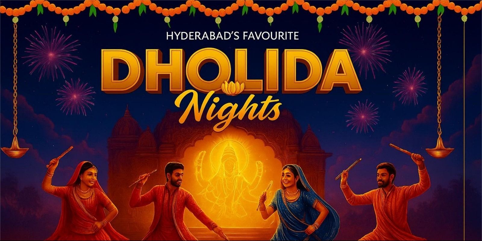 Dholida Nights | navratri Tickets Hyderabad - BookMyShow