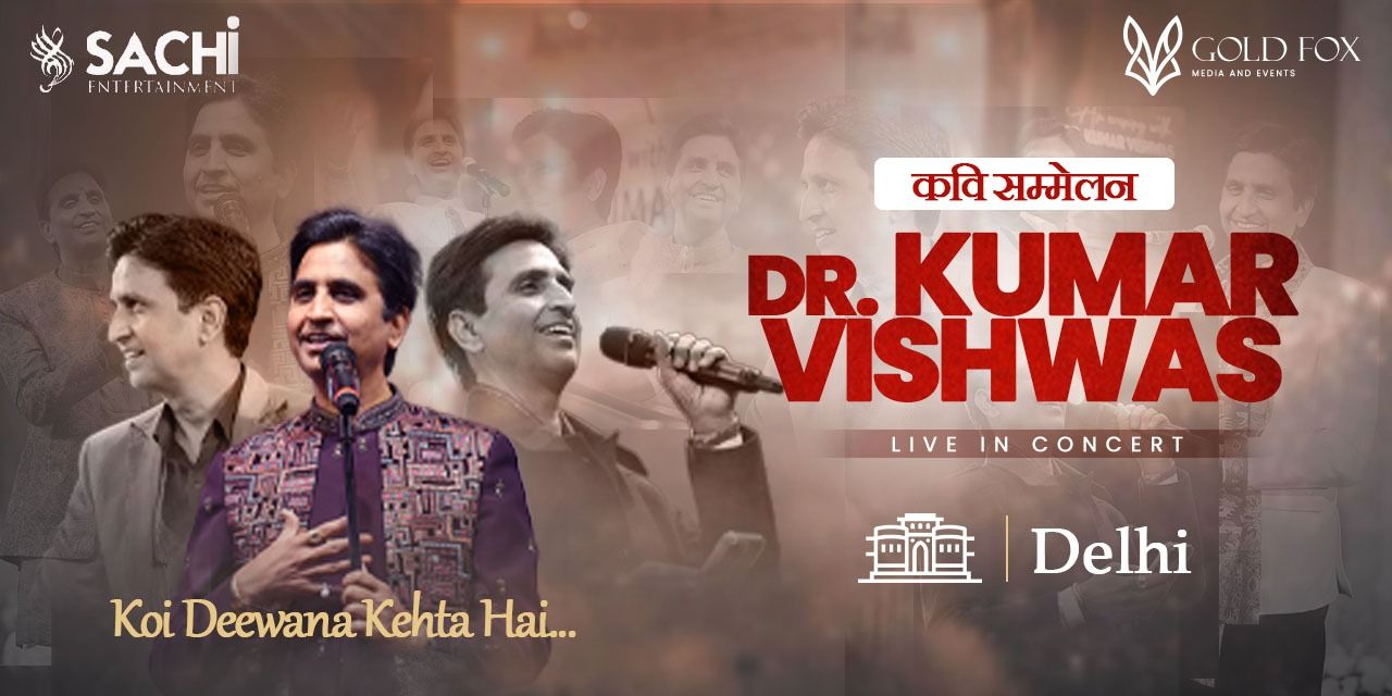 Dr. Kumar Vishwas Live in Delhi performances,music-shows Event Tickets ...