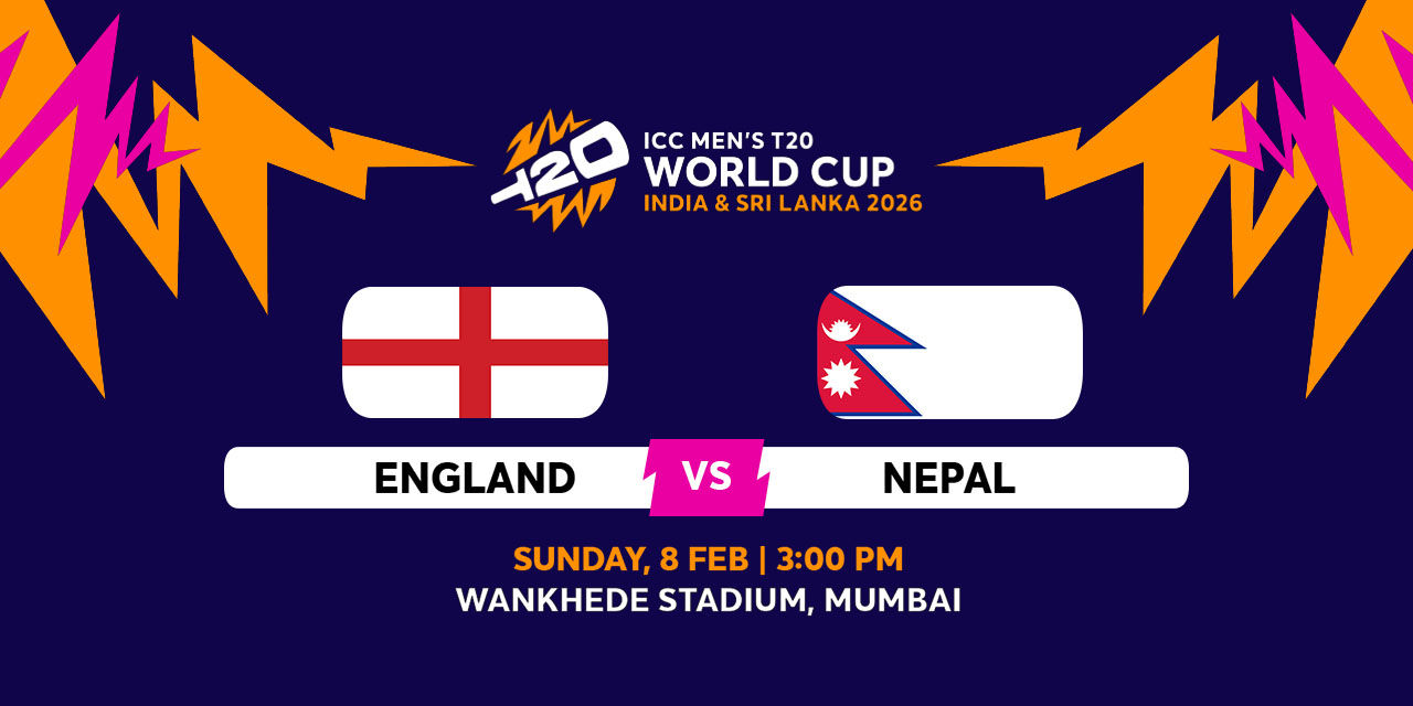 ENG vs NEP ICC Men's T20 Cricket World Cup Match Tickets | England vs ...
