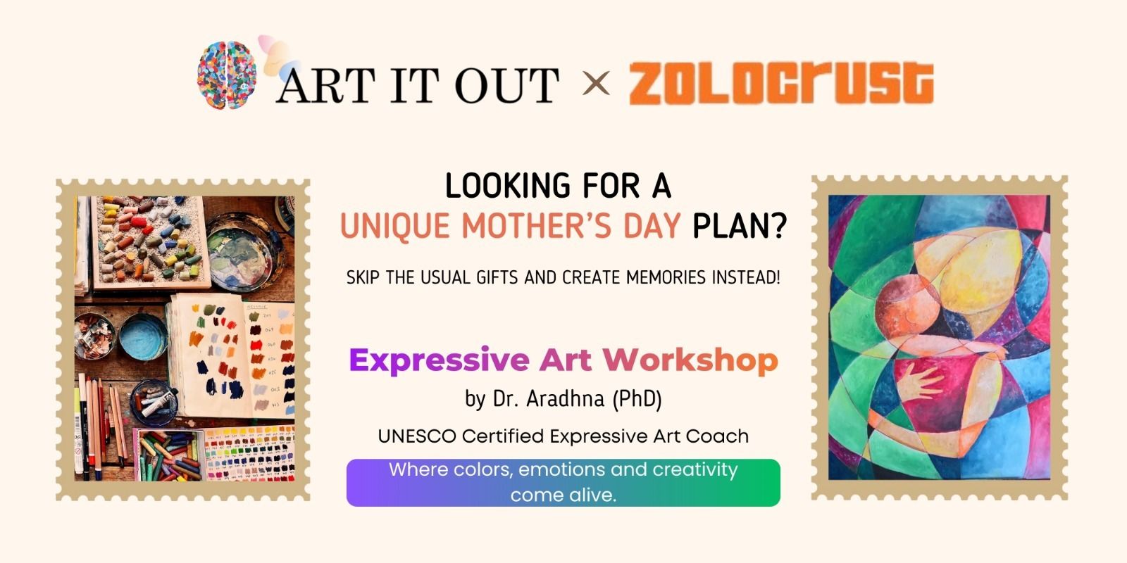 Expressive Art Workshop-Mother's Day workshops Event Tickets Lucknow ...