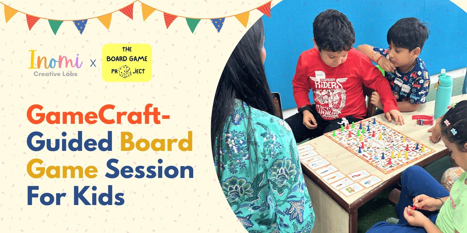 GameCraft - Guided Board Game Session for Kids kids Event Tickets Delhi ...