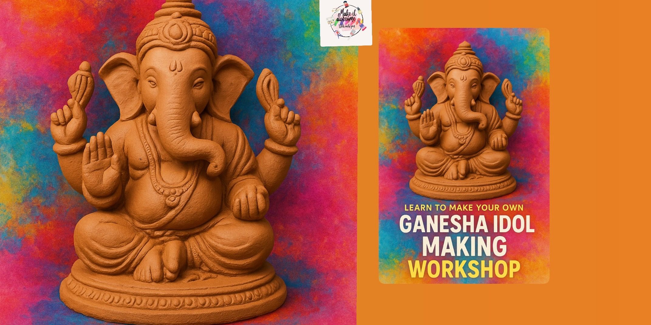 Ganesha idol making workshops Event Tickets Hyderabad - BookMyShow