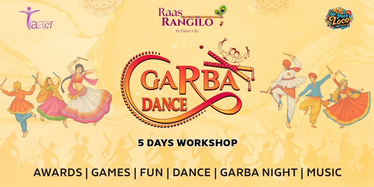 Garba Dance Workshop - Raas Rangilo workshops Event Tickets Lucknow ...