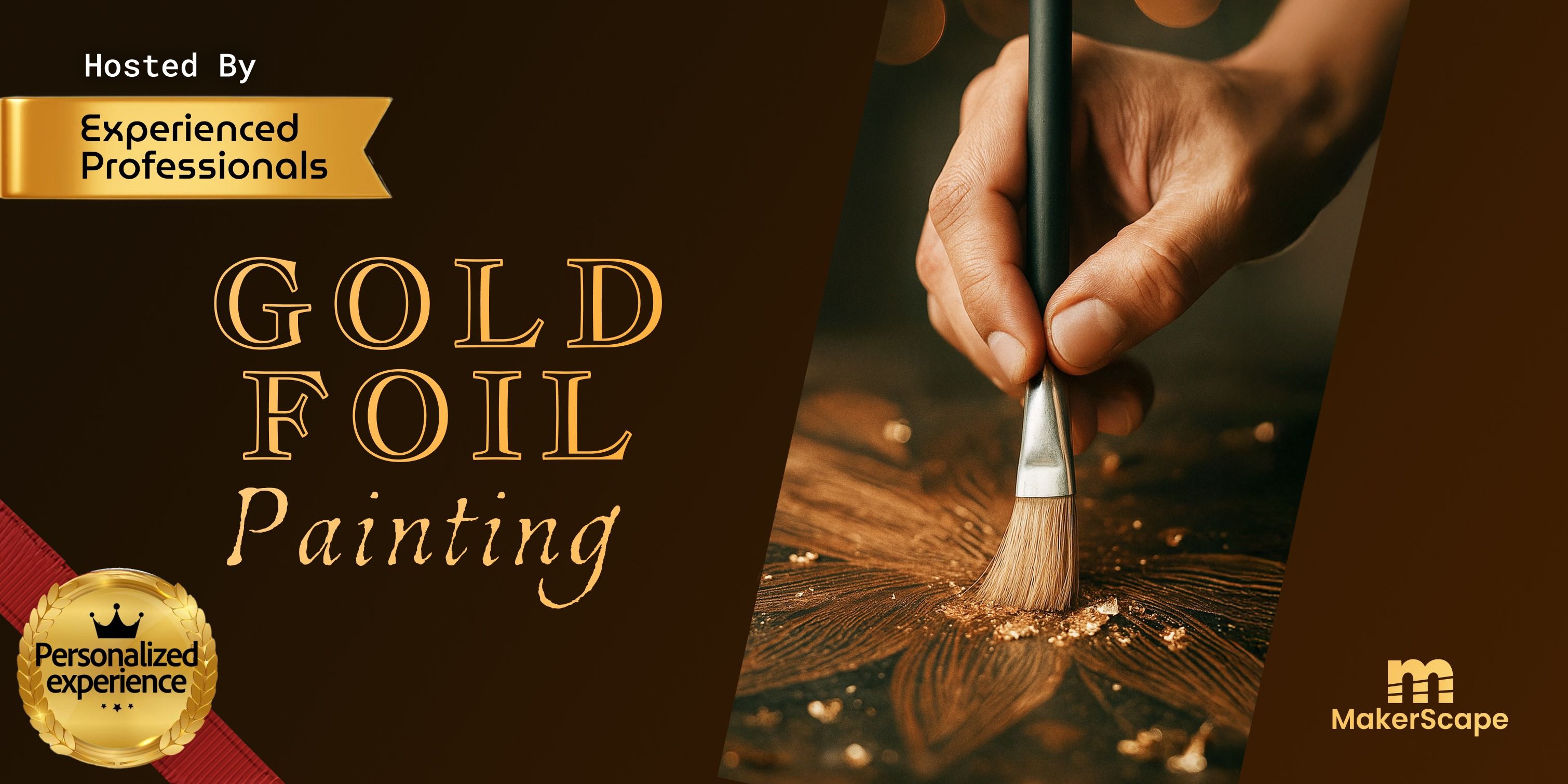 Gold Foil Painting workshops Event Tickets Hyderabad - BookMyShow