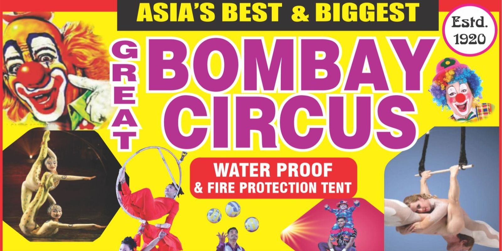 Great Bombay Circus - Asia's Best & Biggest kids Event Tickets Kannur ...