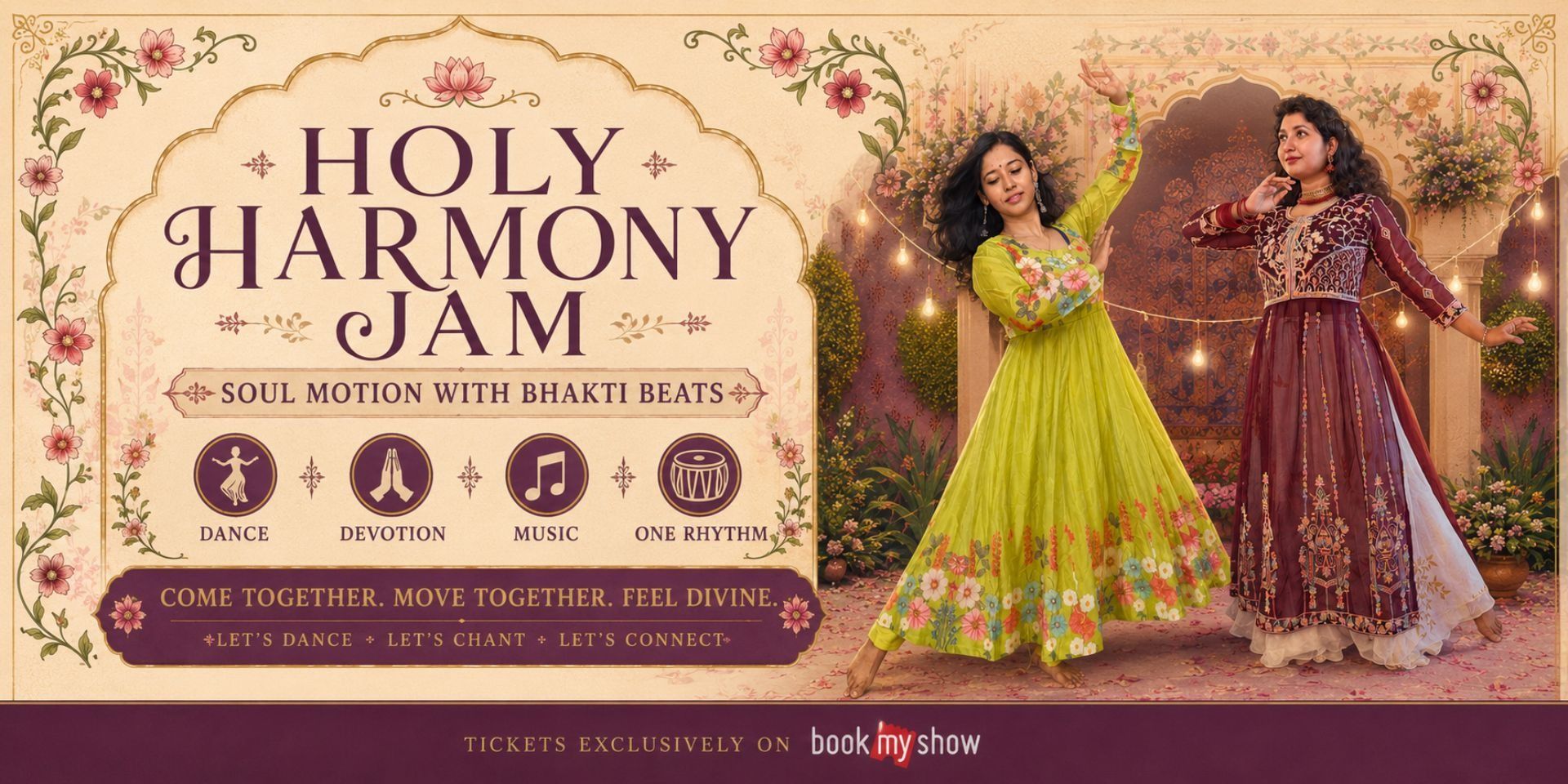 Holy Harmony Jam With Dance and Music workshops Event Tickets Bengaluru ...