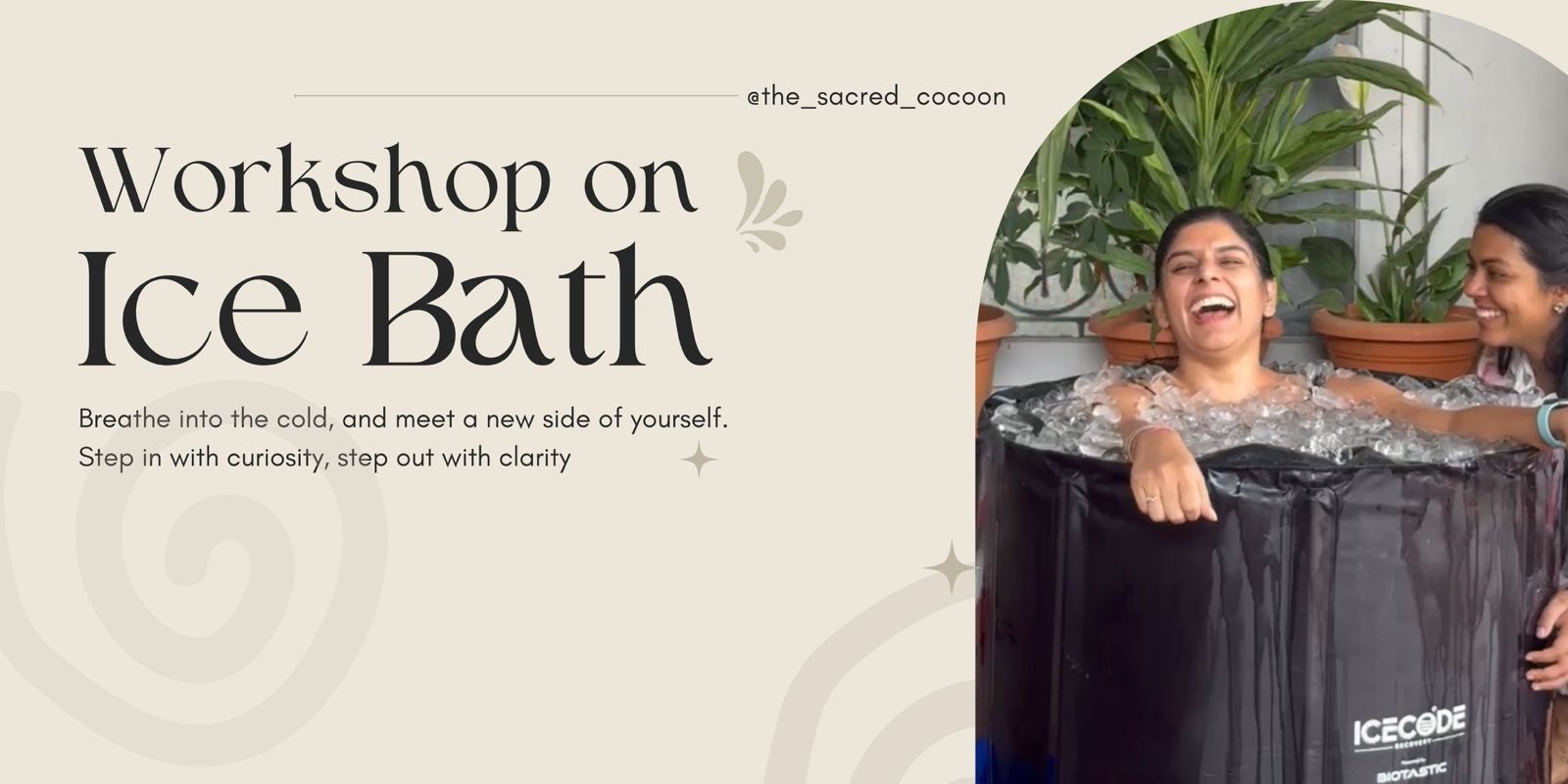 Ice bath Weekend workshops Event Tickets Mumbai - BookMyShow