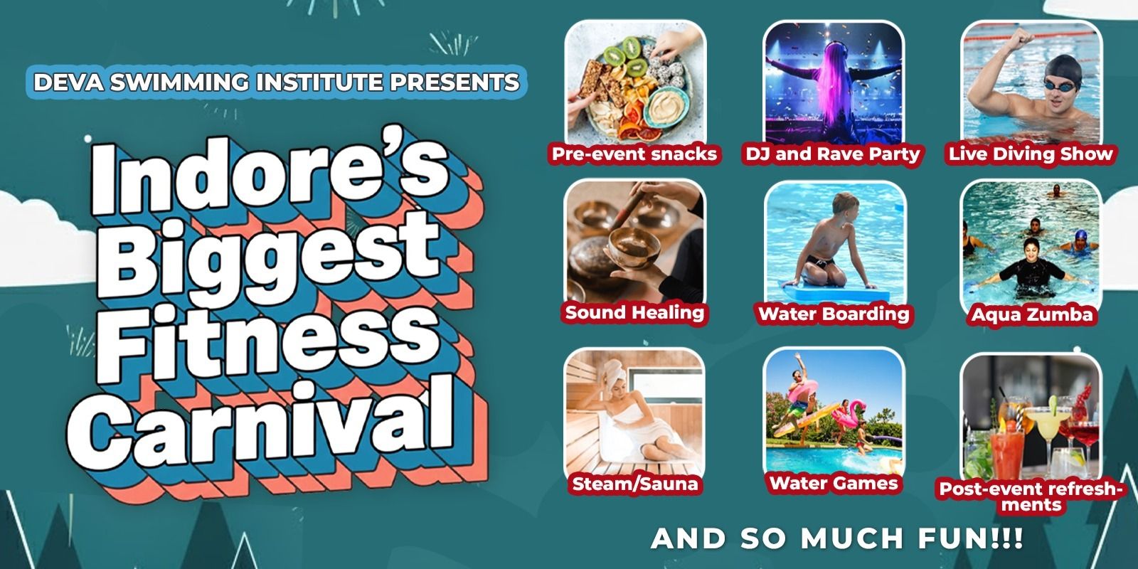 Indore's Biggest Fitness Carnival - swimming Event Tickets - BookMyShow