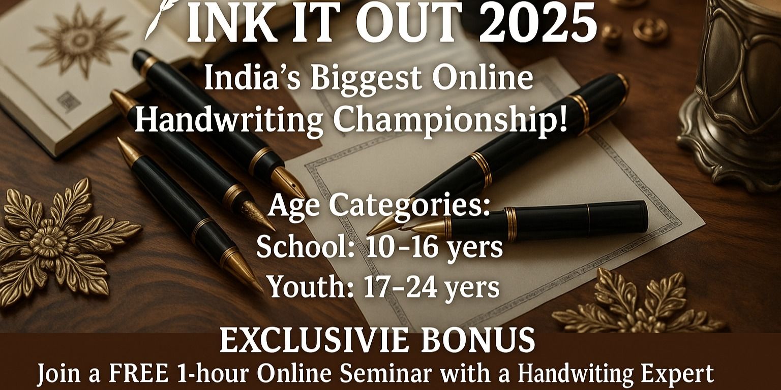 INK IT OUT 2025 Workshops Event Tickets - BookMyShow
