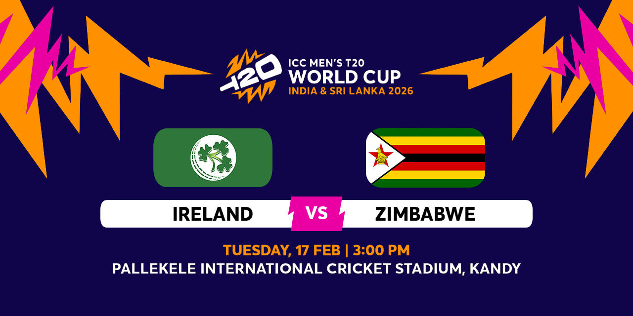 IRELAND vs ZIMBABWE - ICC MEN'S T20 WC 2026 - cricket Event Tickets ...