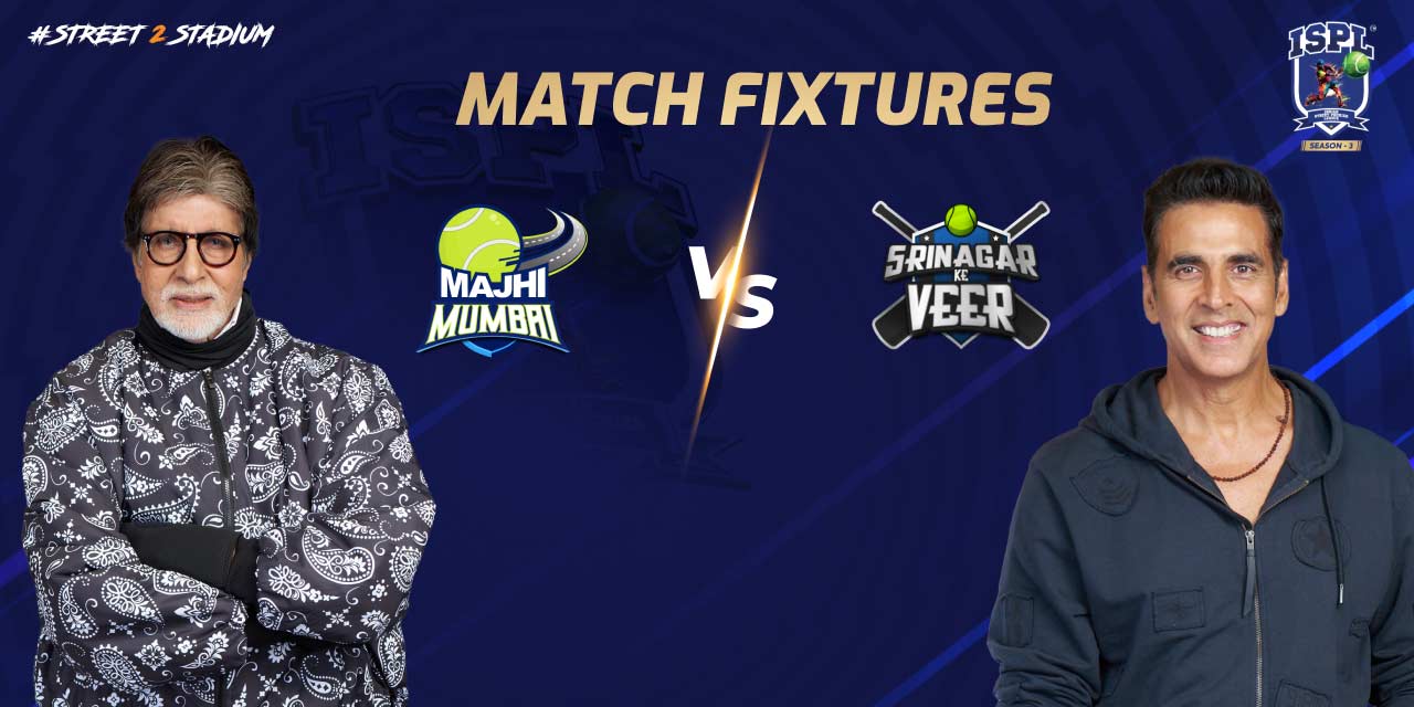ISPL 2026 Majhi Mumbai vs Srinagar Ke Veer - cricket Event Tickets - BookMyShow