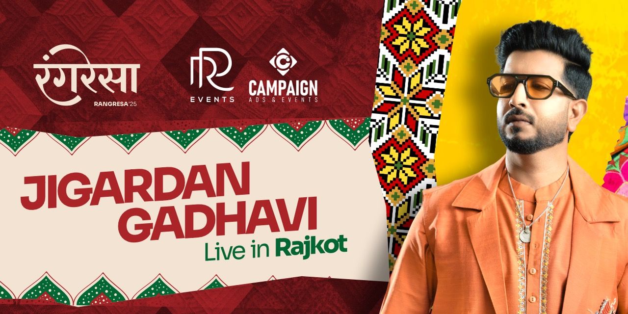 Jigardan Gadhavi Garba Concert Live in Rajkot | navratri Tickets Rajkot ...