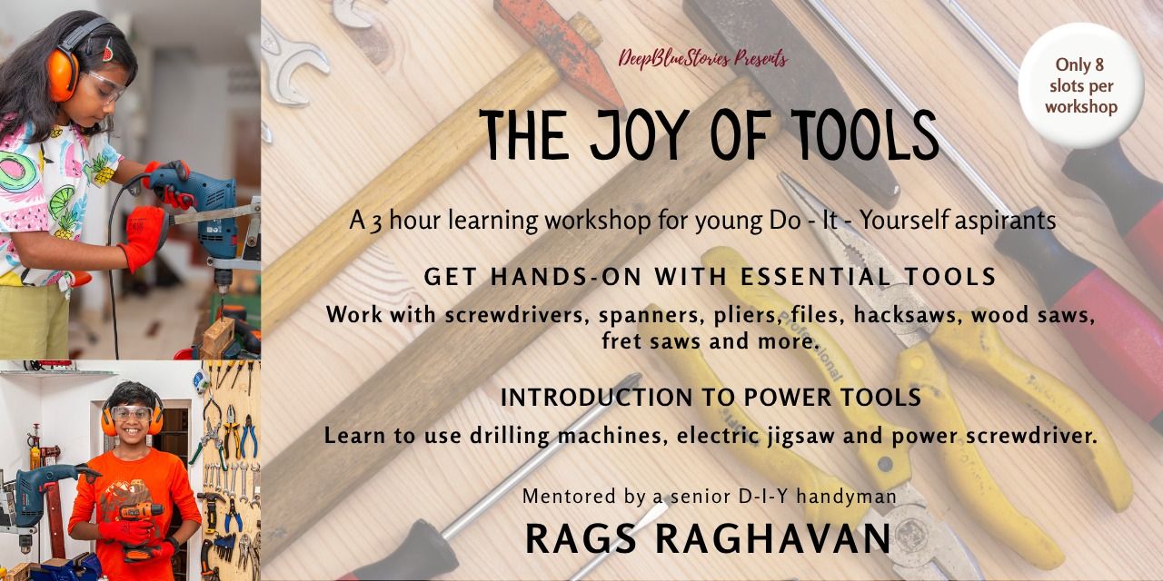 Joy Of Tools kids Event Tickets Chennai - BookMyShow