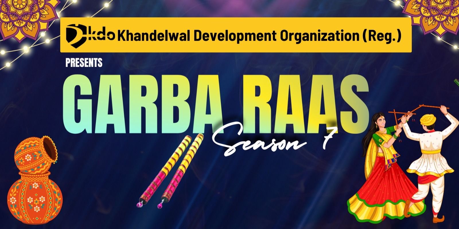 KDO Garba Raas Season 7 | navratri Tickets Jaipur - BookMyShow