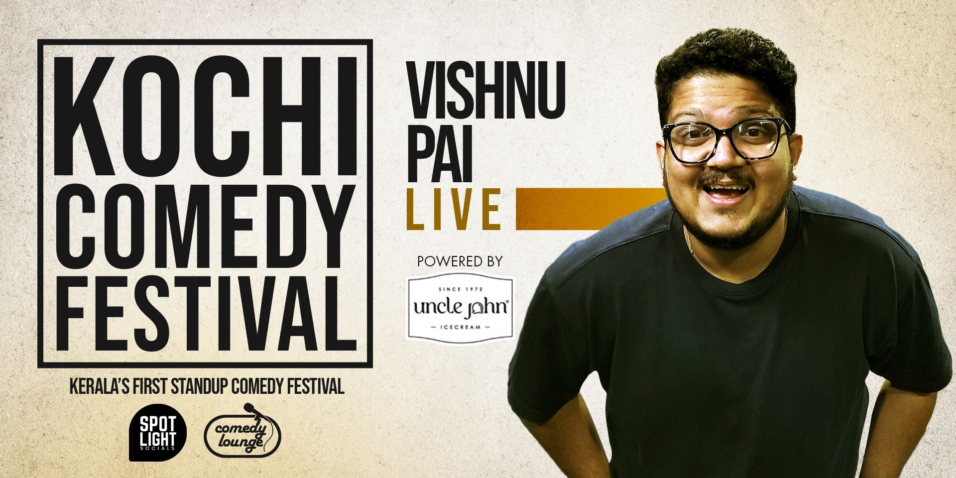 Kochi Comedy Festival - Vishnu Pai Live comedy-shows Event Tickets ...