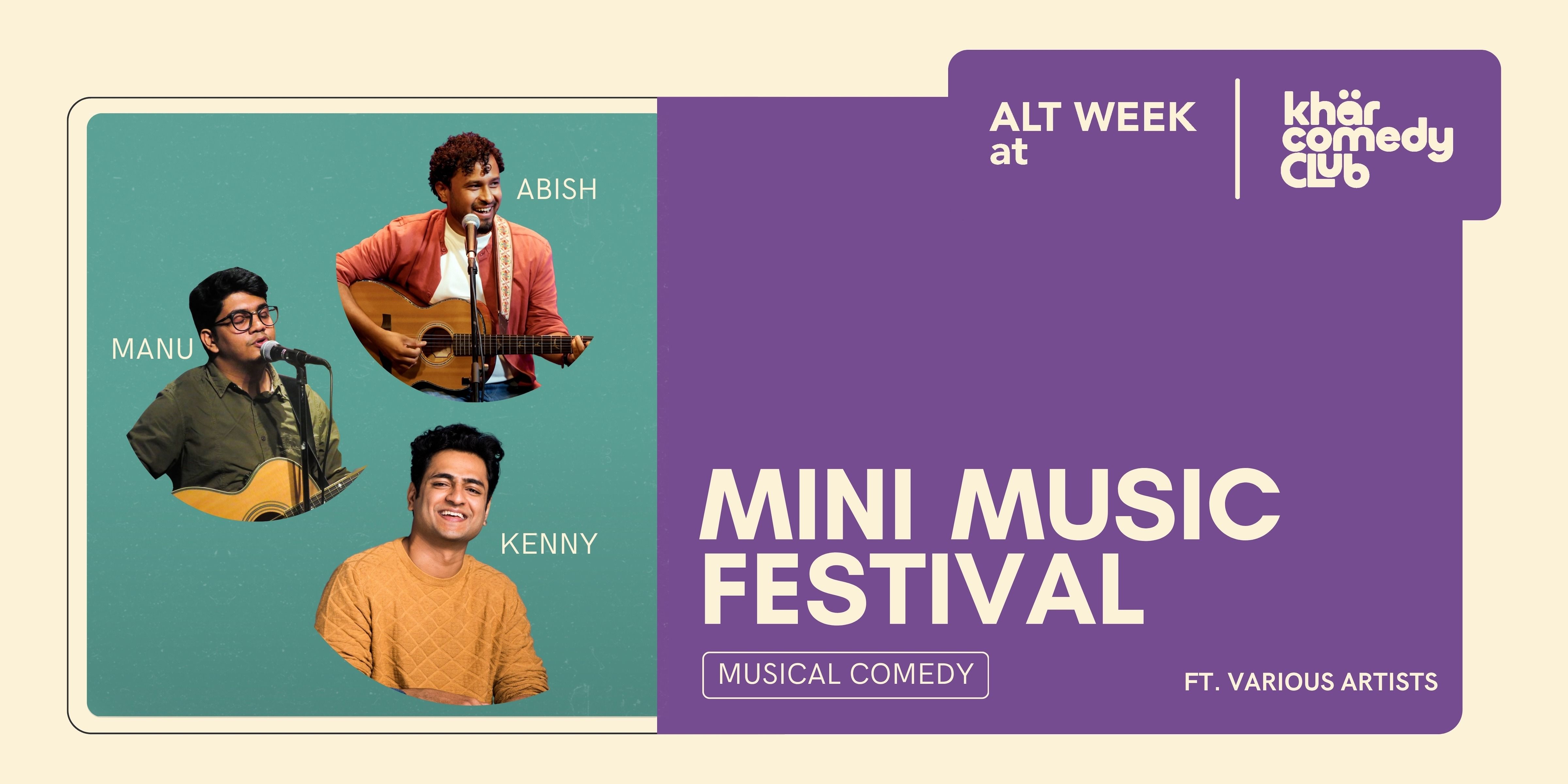 Mini Music Festival: KCC comedy-shows Event Tickets Mumbai - BookMyShow