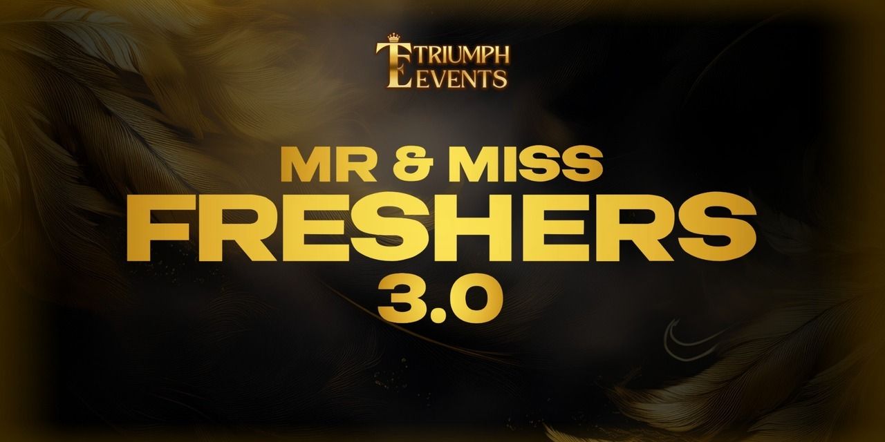 Mr & Miss Freshers 3.0 music-shows Event Tickets Pune - BookMyShow