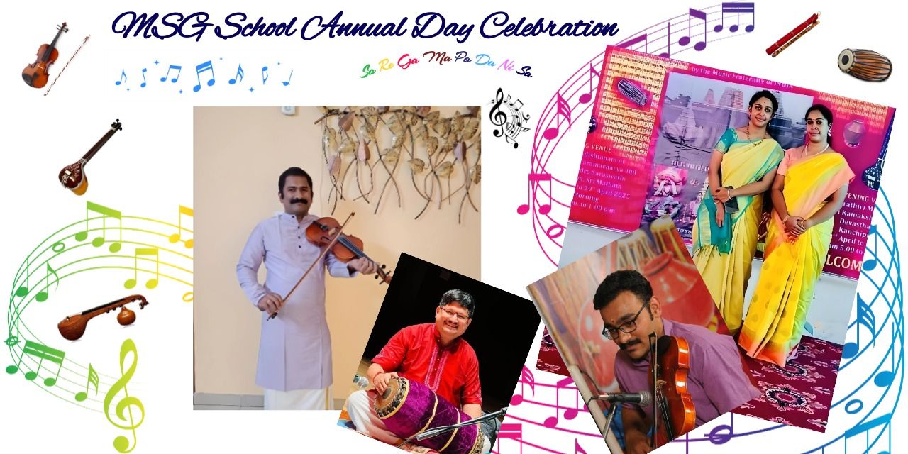 MSG School Annual Day Celebration music-shows Event Tickets Bengaluru ...