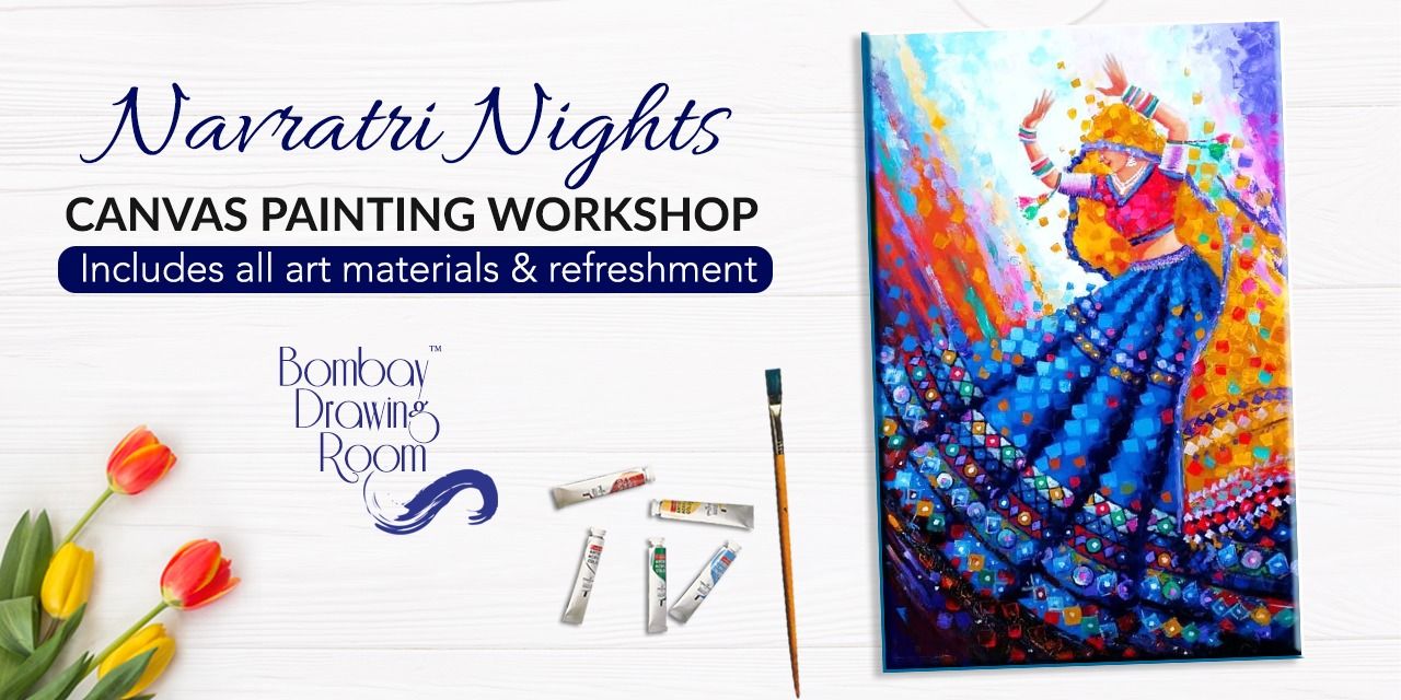 Navratri Nights Canvas Painting Workshop workshops Event Tickets Mumbai ...