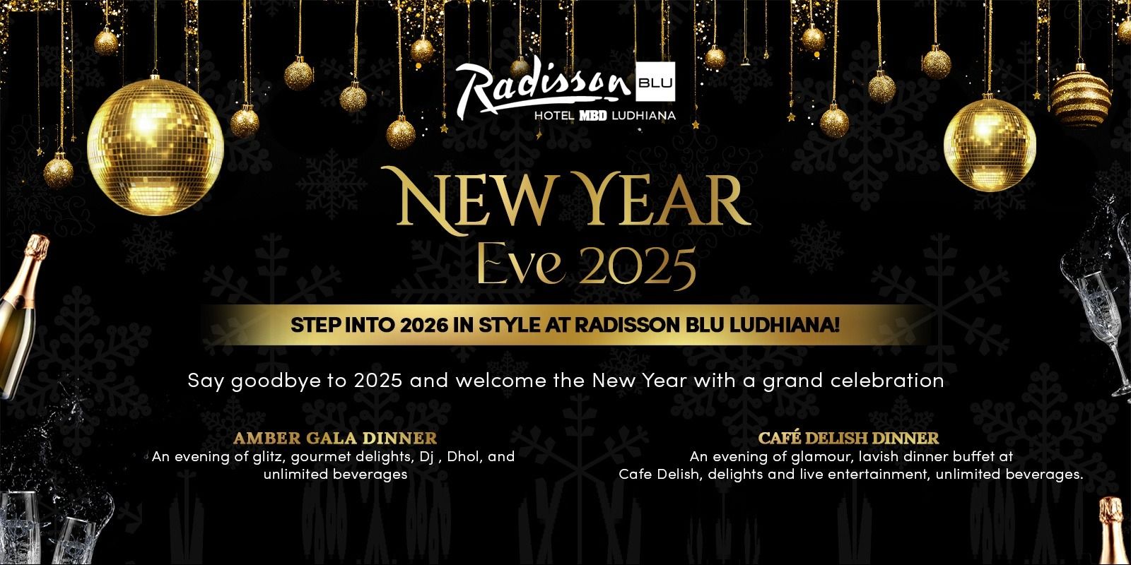 New Year Eve Party At Radisson Blu Ludhiana New Year Parties Event ...