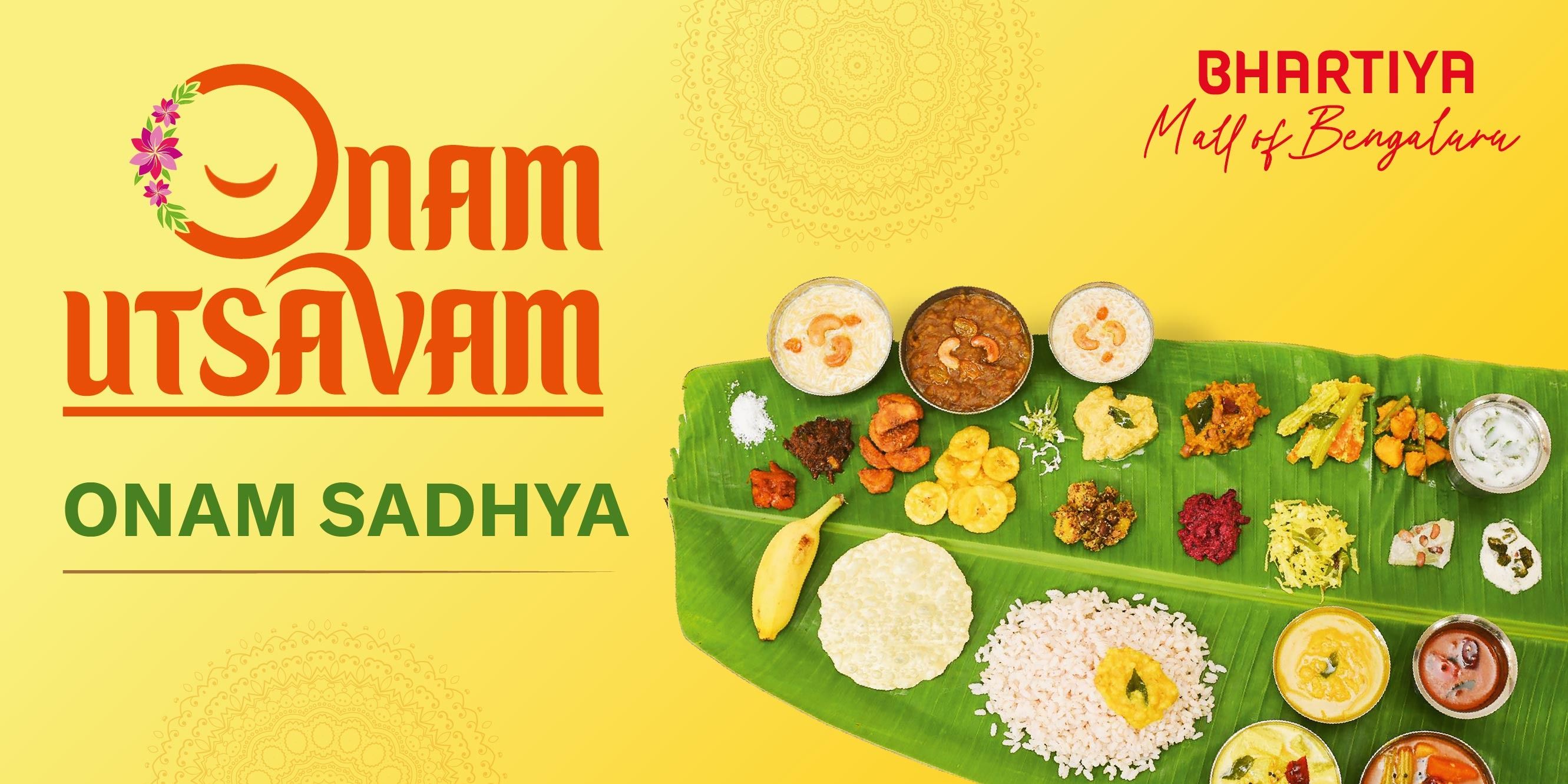 Onam Sadhya 2025 | food-and-drinks Tickets Bengaluru - BookMyShow