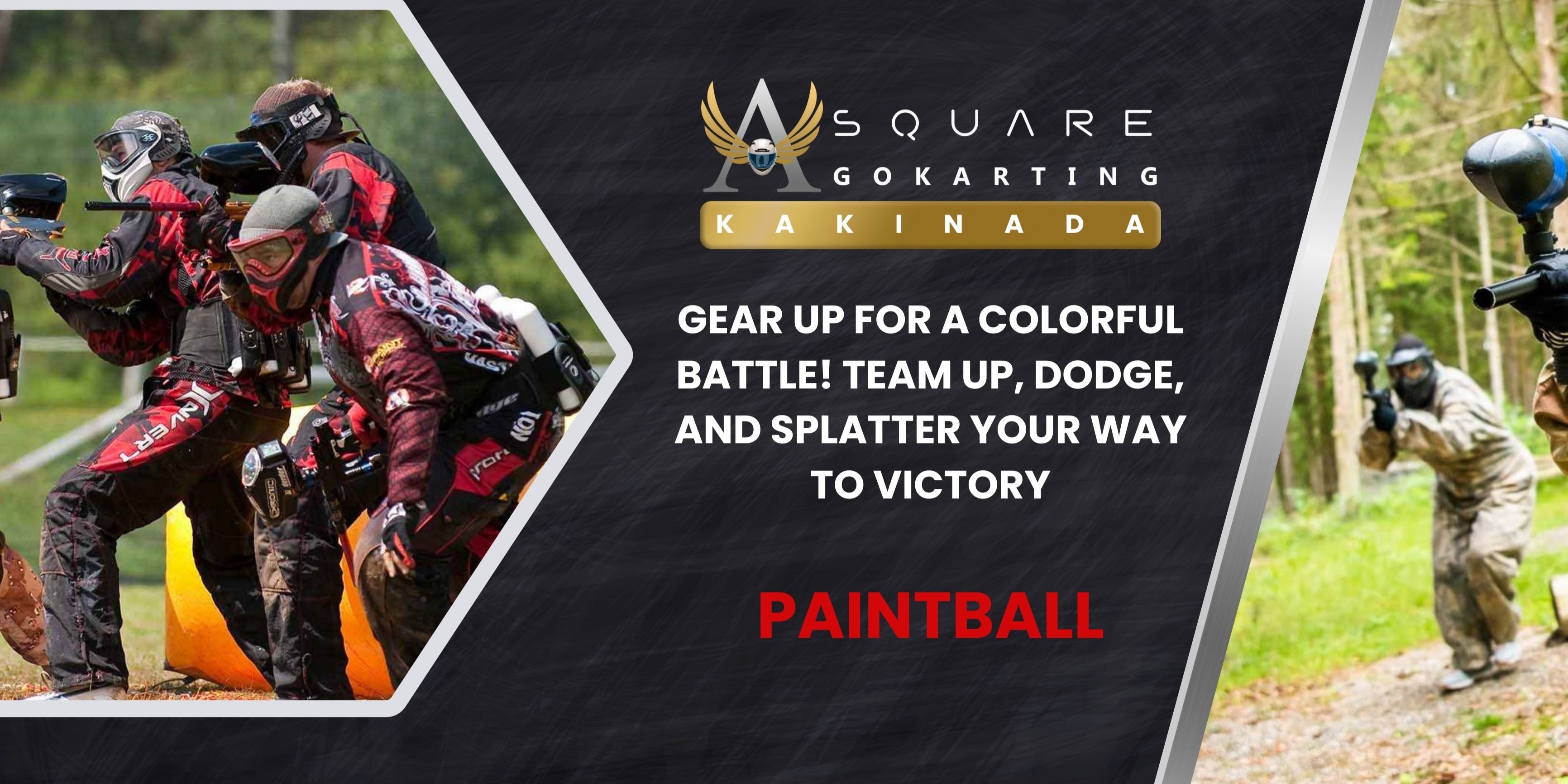 Paint Ball @ A Square Go Karting | adventure Tickets Kakinada - BookMyShow