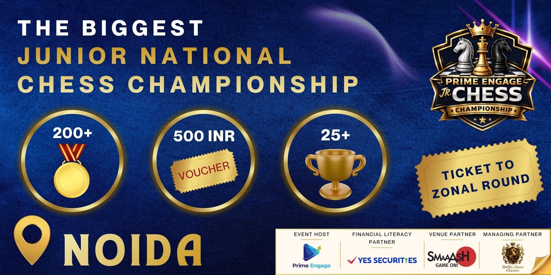 Prime Engage Jr. Chess Championship - chess Event Tickets - BookMyShow